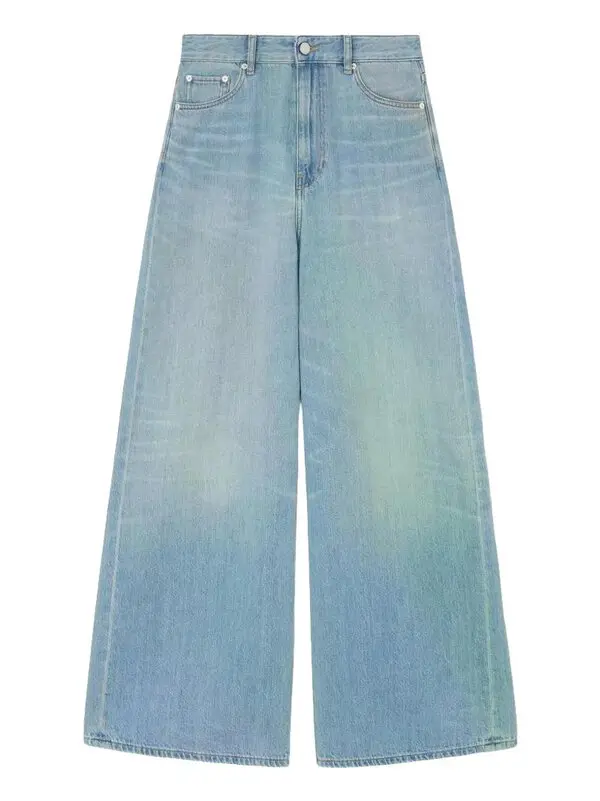 GANNI Mari Wide-leg Jeans - Blue