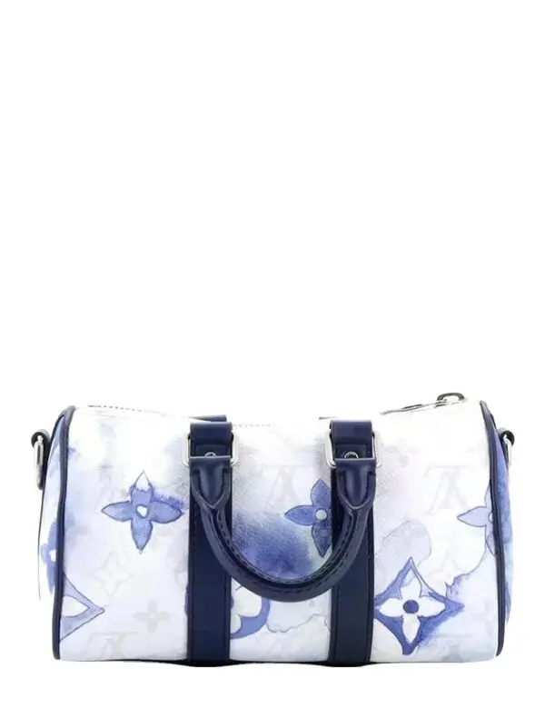 LOUIS VUITTON Keepall Bandoulière Xs Monogram Watercolor Canvas Bag - Blue