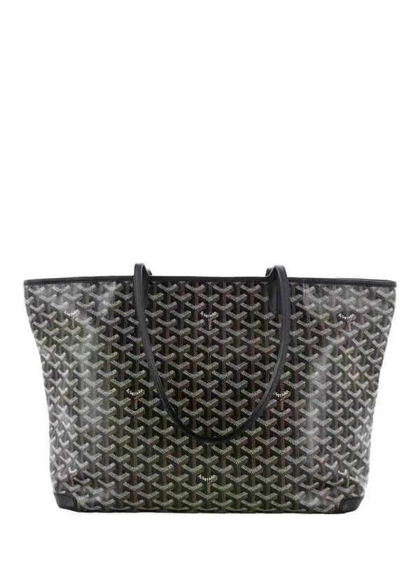 Goyard Artois Tote Coated Canvas Mm Shoulder Bag - Brown