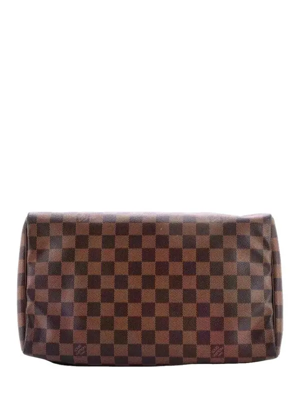 LOUIS VUITTON Speedy Handbag Damier 30 Satchel - Brown