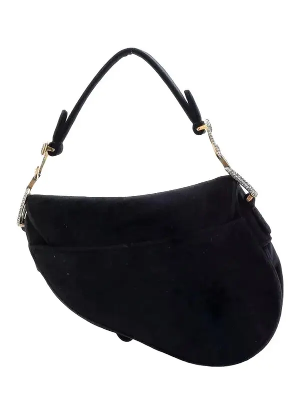 Dior Mini Saddle Shoulder Bag - Black