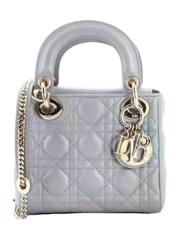 Dior Lady Chain Bag - Grey