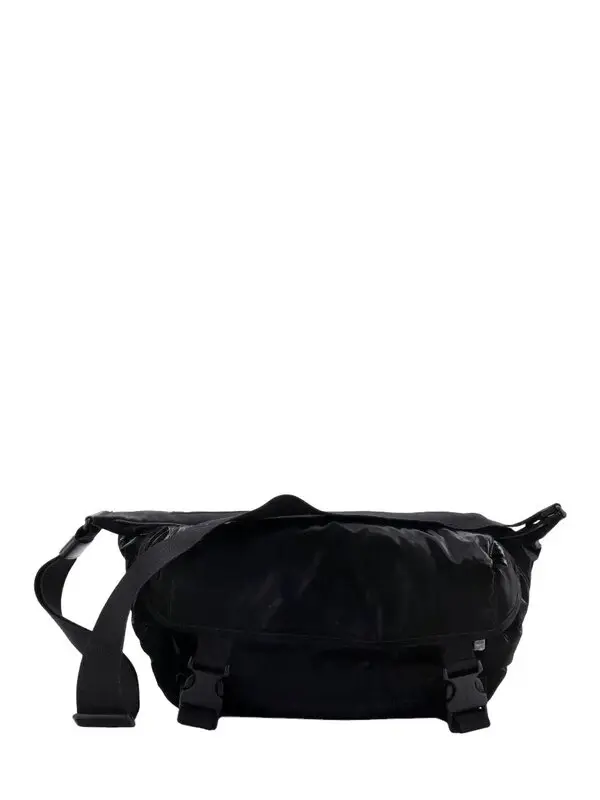 Saint Laurent Logo Canvas Belt Bag - Black