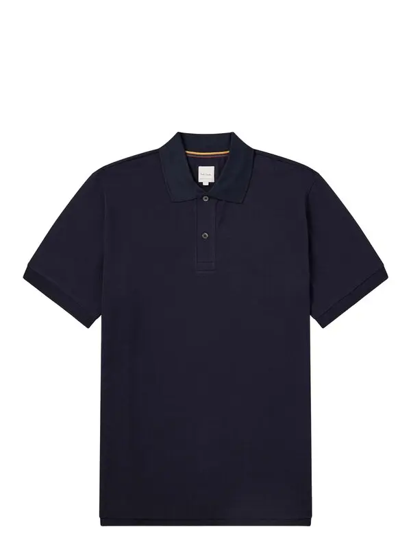 Paul Smith Cotton-piqué Polo Shirt - Navy