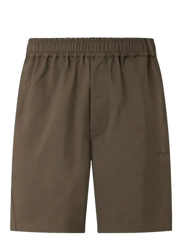 Givenchy Straight-leg Shell Shorts - Brown