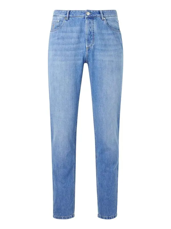 Brunello Cucinelli Slim-fit Jeans - Light Blue
