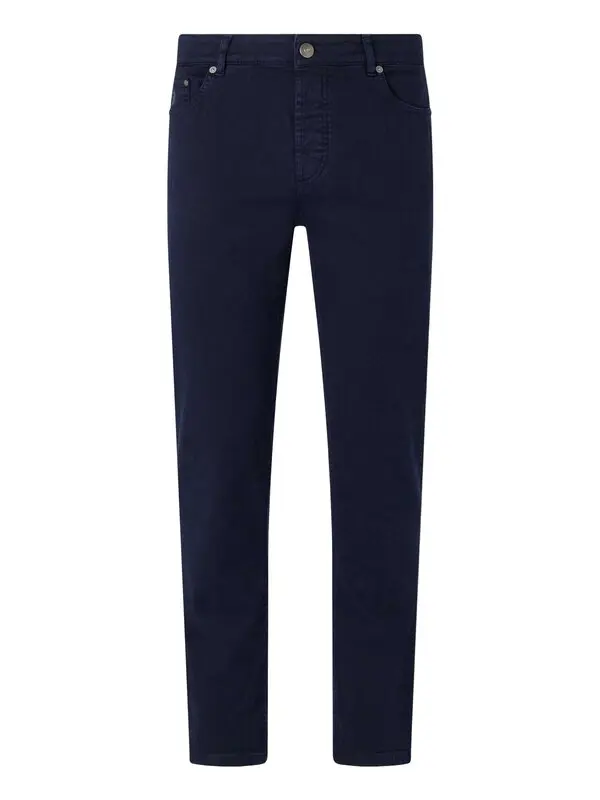 Brunello Cucinelli Slim-fit Straight-leg Jeans - Navy