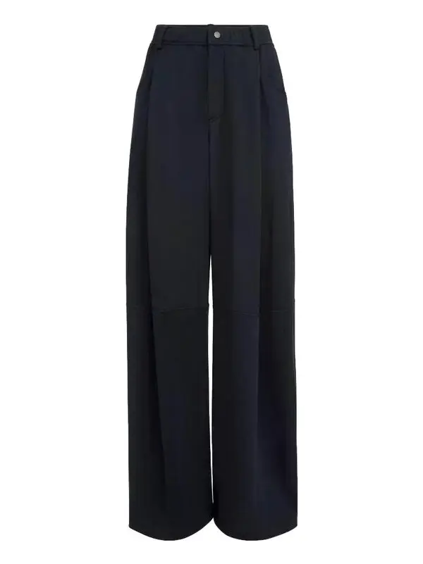 Brunello Cucinelli Cotton And Silk Interlock Track Trousers - Blue