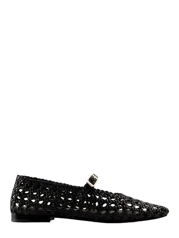 SOULIERS MARTINEZ Woven Ballet Flats - Black