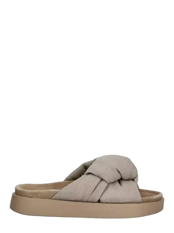 Inuikii Oversized Knot Sandals - Neutrals