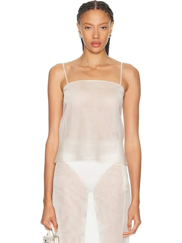 Renggli Organza Cami Top - Crepe