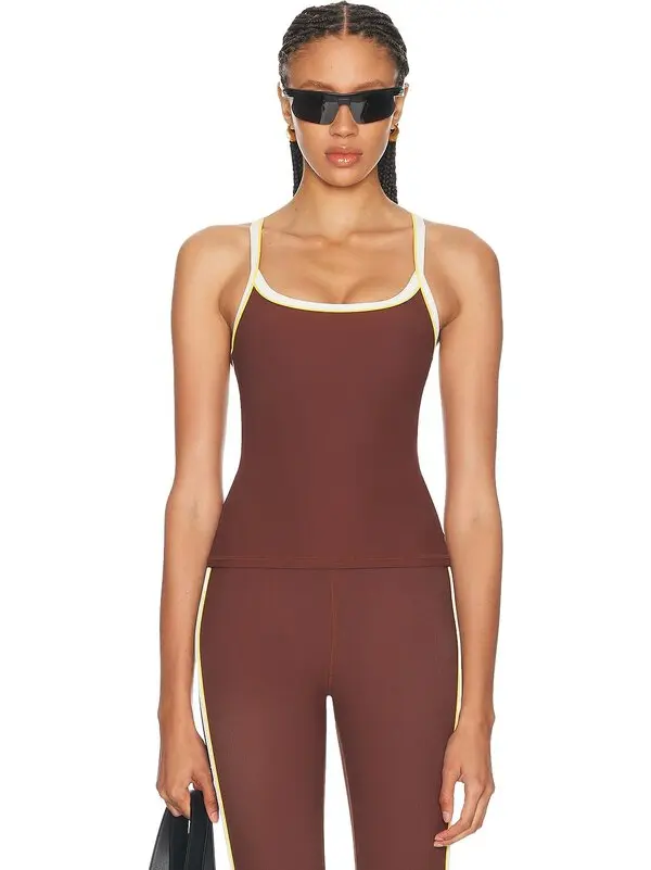 The Upside Rhythm Caleb Tank Top - Brown