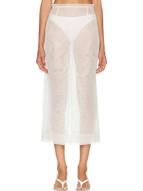 Renggli Organza Pencil Skirt - Crepe
