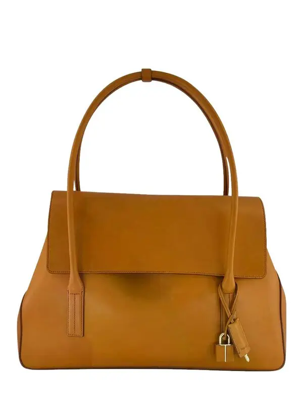TOM FORD Padlock Shoulder Bag - Brown