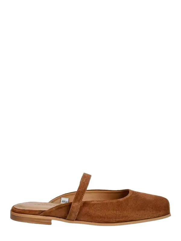 Inuikii Suede Ballet Flats - Brown