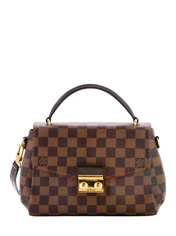 LOUIS VUITTON Croisette Damier Handbag - Brown