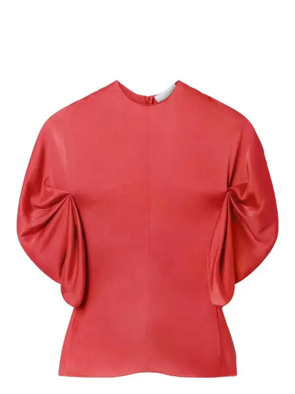 Stella McCartney Draped-sleeve Blouse - Red