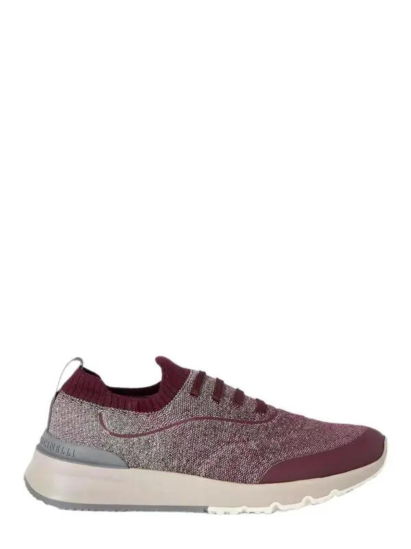 Brunello Cucinelli Techno-cotton Knit Runners - Red