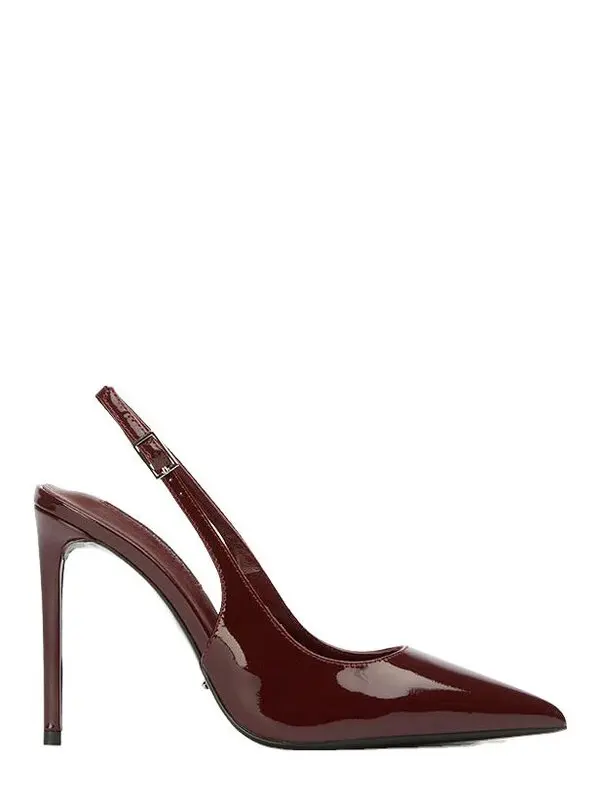 TONY BIANCO Asti Slingback Stiletto Heel - Vino Patent