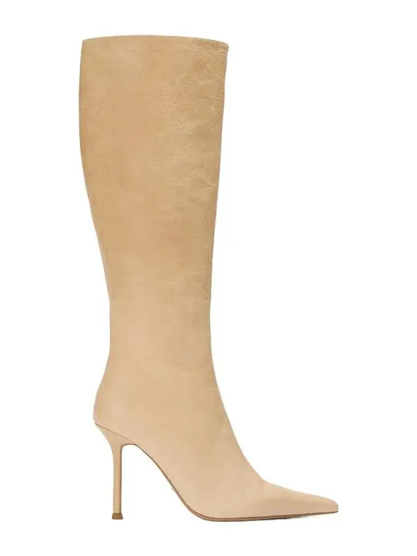 TONY BIANCO Naxos Knee-high Stiletto Boots - Vanilla Vintage