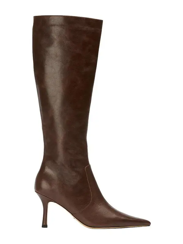 TONY BIANCO Shaq Knee-high Stiletto Boots - Choc Vintage