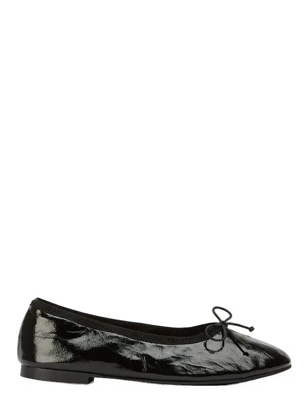 TONY BIANCO Chelsea Patent Leather Ballet Flats - Black Nappa Patent