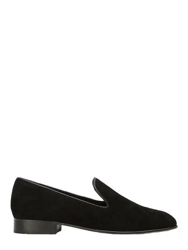 TONY BIANCO Gezza Suede Loafer - Black Suede