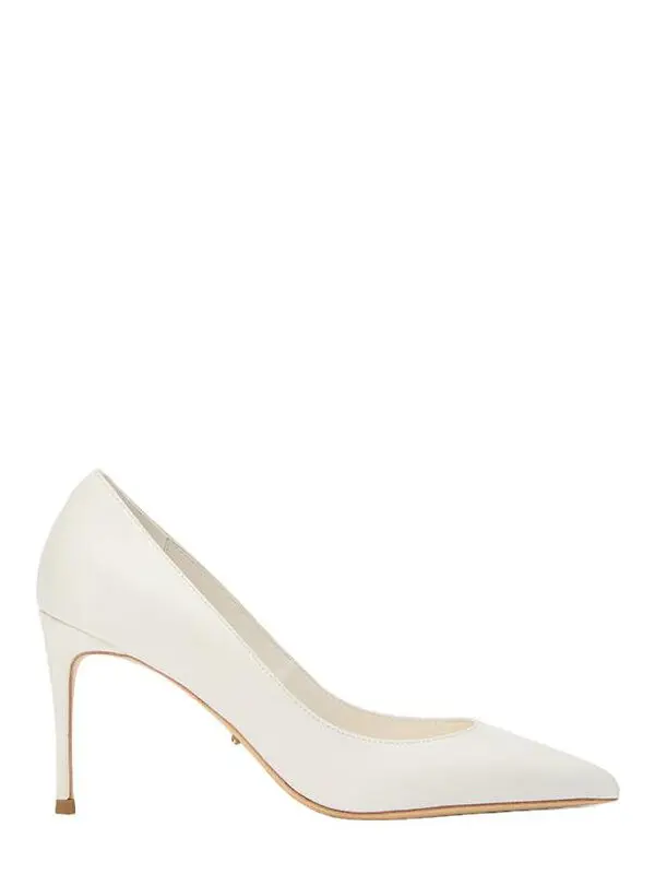 TONY BIANCO Palais Pointed Toe Stiletto Pumps - Milk Capretto