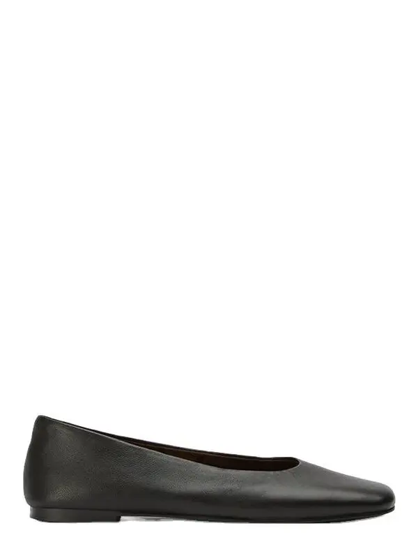 TONY BIANCO Celeste Nappa Leather Ballet Flats - Black Nappa