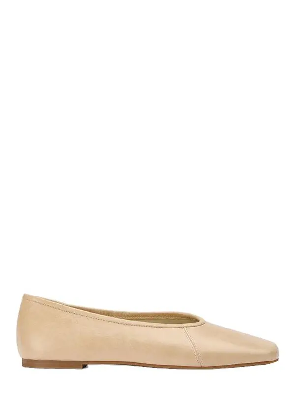 TONY BIANCO Camille Square-toe Ballet Flat - Vanilla Vintage