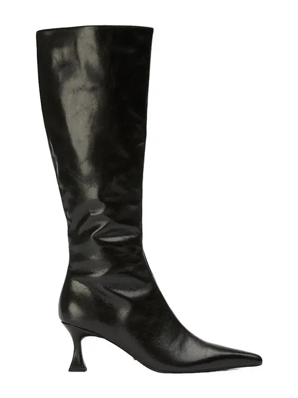 TONY BIANCO Jaq Pointed Toe Knee-high Boots - Black Vintage
