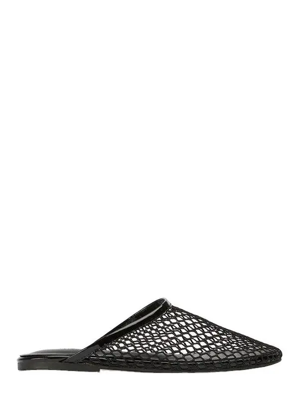 TONY BIANCO Minaj Mesh Slip-on Flat - Black Mesh/patent