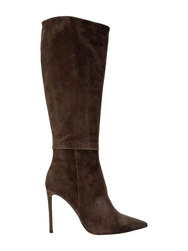 TONY BIANCO Apollo Knee-high Stiletto Boots - Espresso Suede
