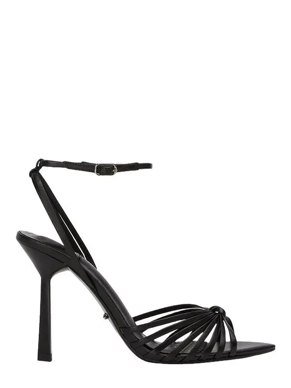 TONY BIANCO Maxos Stiletto Sandals - Black Como