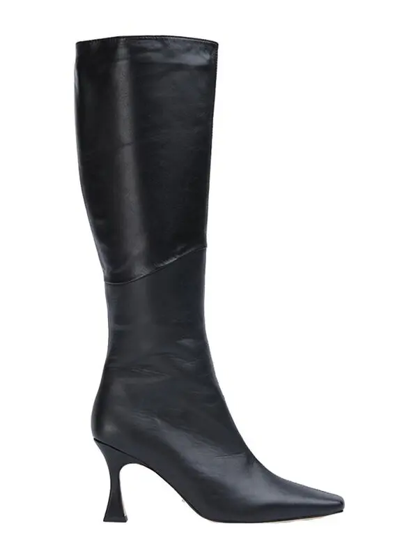 TONY BIANCO Fantasy Knee-high Boots With Sculptural Heel - Black Venice