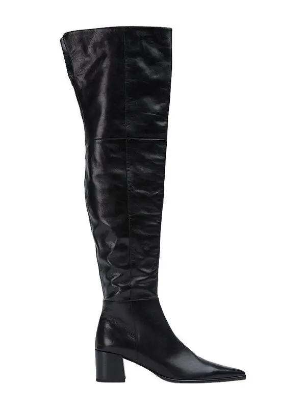 TONY BIANCO Evelyn Thigh-high Boots - Black Vintage