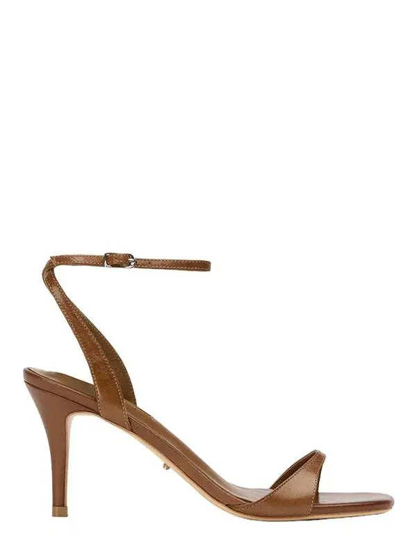TONY BIANCO Bless Vintage Leather Stiletto Sandals - Cognac Vintage