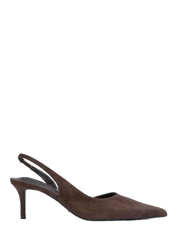 TONY BIANCO Darcy Slingback Kitten Heel - Espresso Suede
