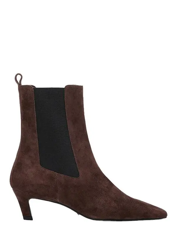TONY BIANCO Eloise Suede Ankle Boots - Espresso Suede