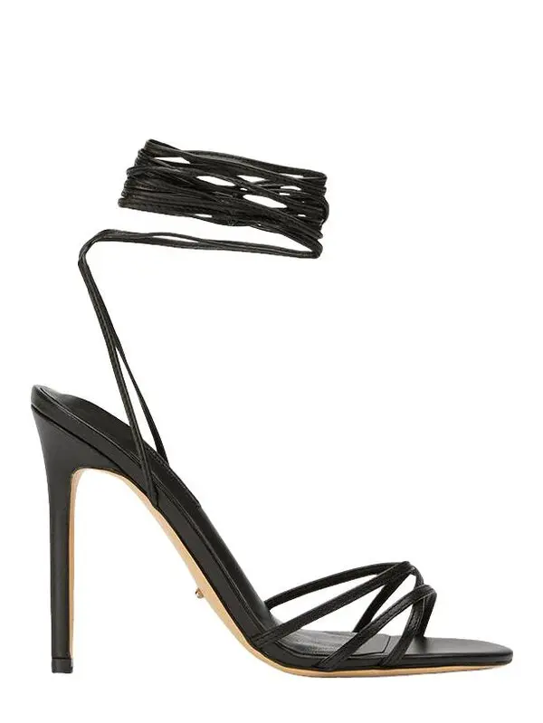 TONY BIANCO Kaz Strappy Stiletto Sandals - Black Como