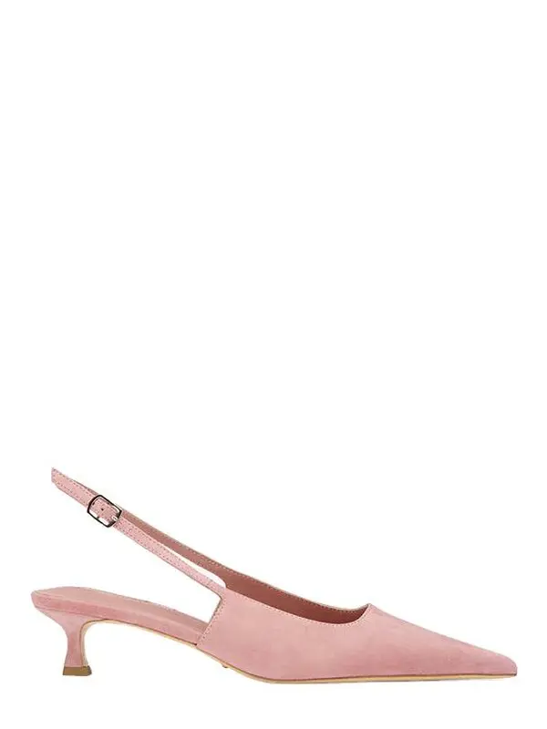 TONY BIANCO Crush Slingback Kitten Heel - Blossom Suede