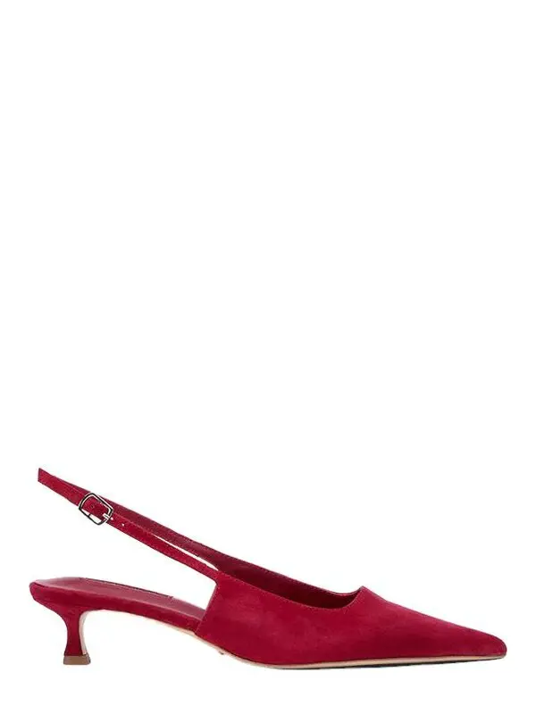 TONY BIANCO Crush Slingback Heel - Scarlet Suede
