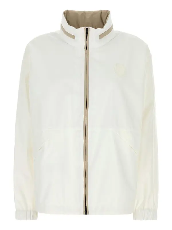 Brunello Cucinelli Polyester Blend Raincoat - White