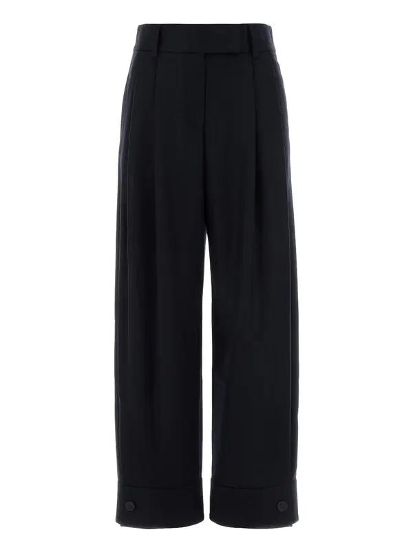 GIORGIO ARMANI X ALANUI Virgin Wool Trousers - Blue