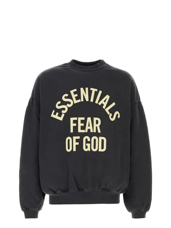 Fear Of God Oversized Cotton Sweatshirt - Black