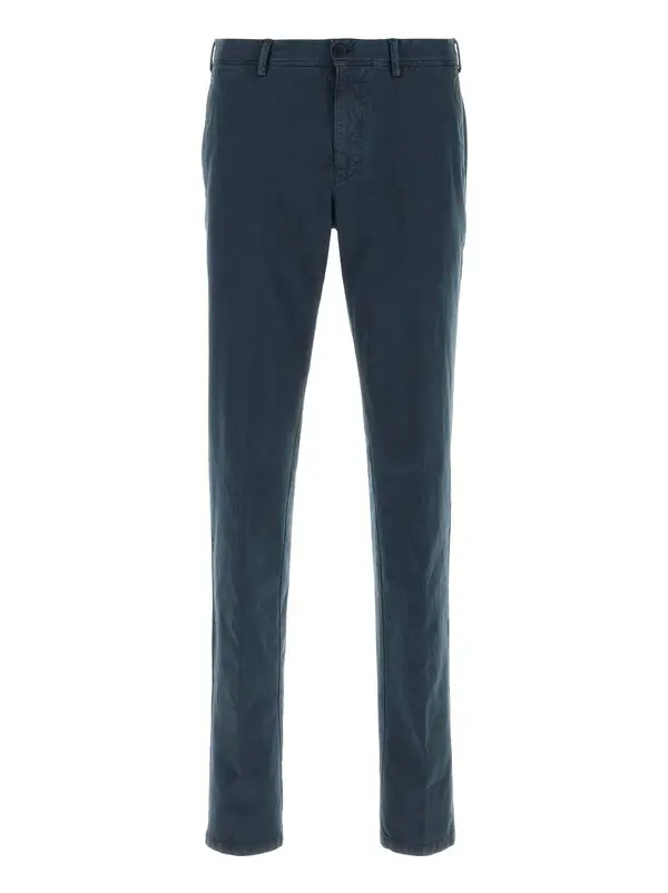 PT TORINO Stretch Cotton Trousers - Blue