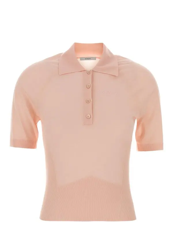 Givenchy Wool Polo Shirt - Pink