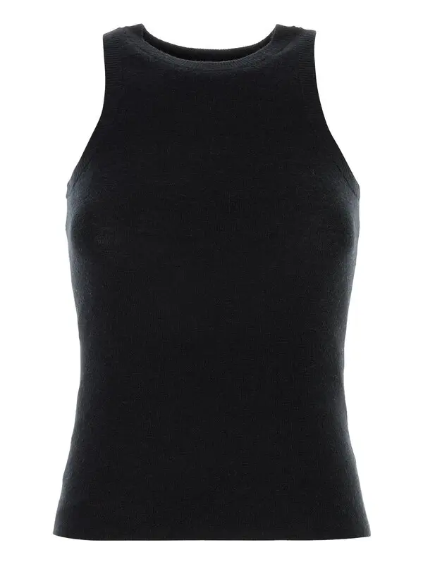 Co Cashmere Tank Top - Black