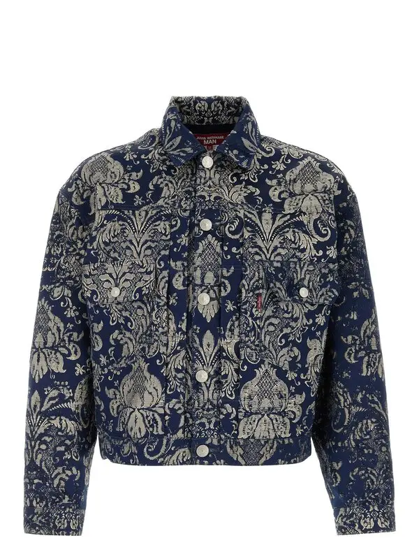 Junya Watanabe X Levi's Embroidered Jacquard Jacket - White