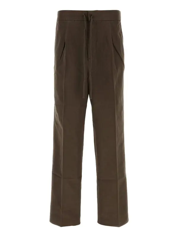 Fear Of God Cotton Wide-leg Trousers - Brown